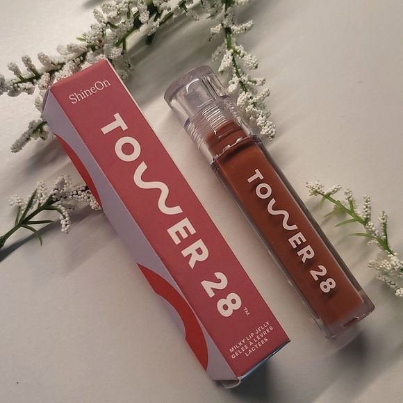 Tower 28 | Makeup | Tower 28 Shine On Milky Lip Jelly Shade Cashew ...